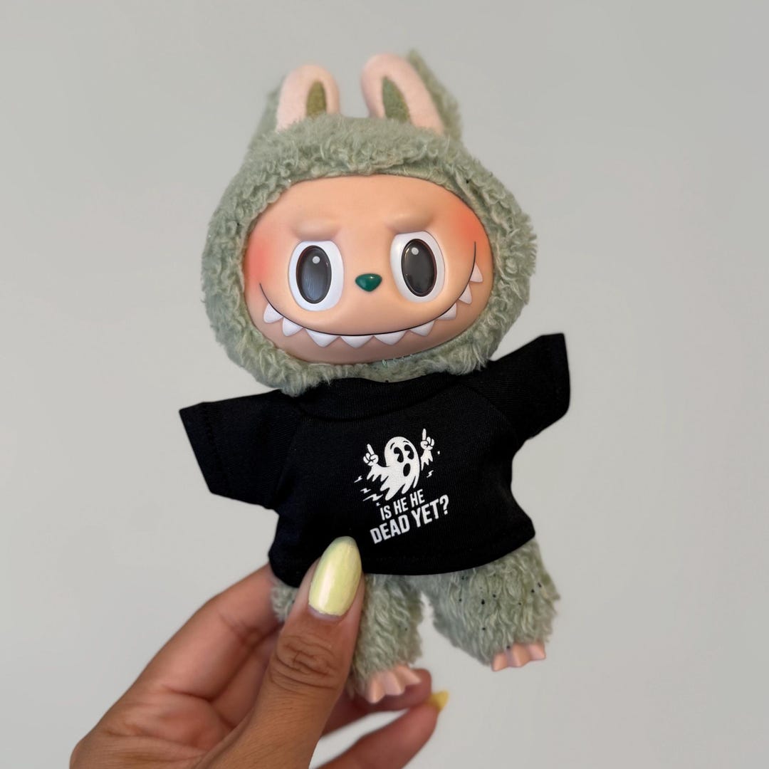 Is He Dead Yet? Labubu T-shirt, Halloween - Etsy