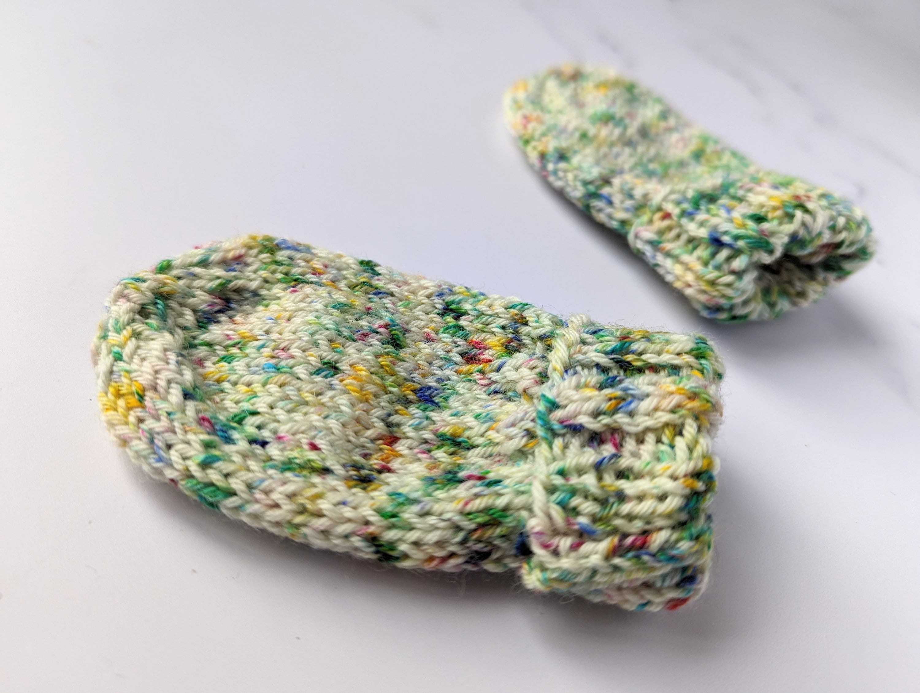 Easy Baby Mittens Knitting Pattern Beginners Knitting Pattern Learn to ...