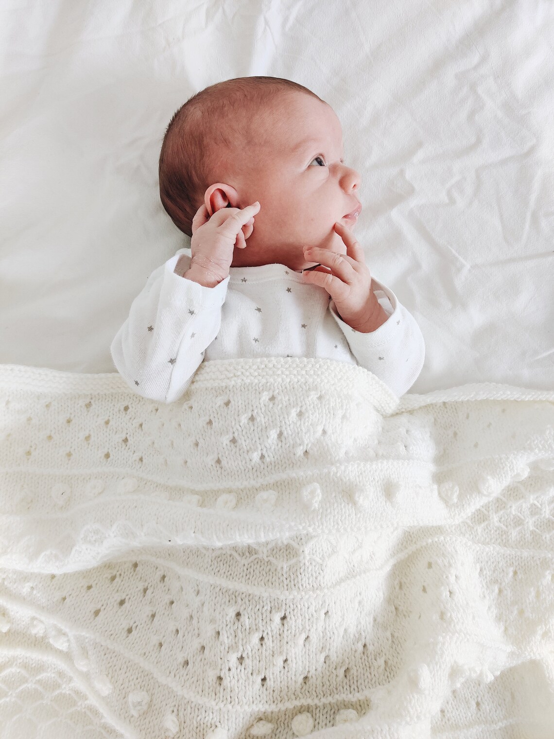 Baby Blanket Knitting Pattern - Angus Baby Blanket - Instant PDF ...