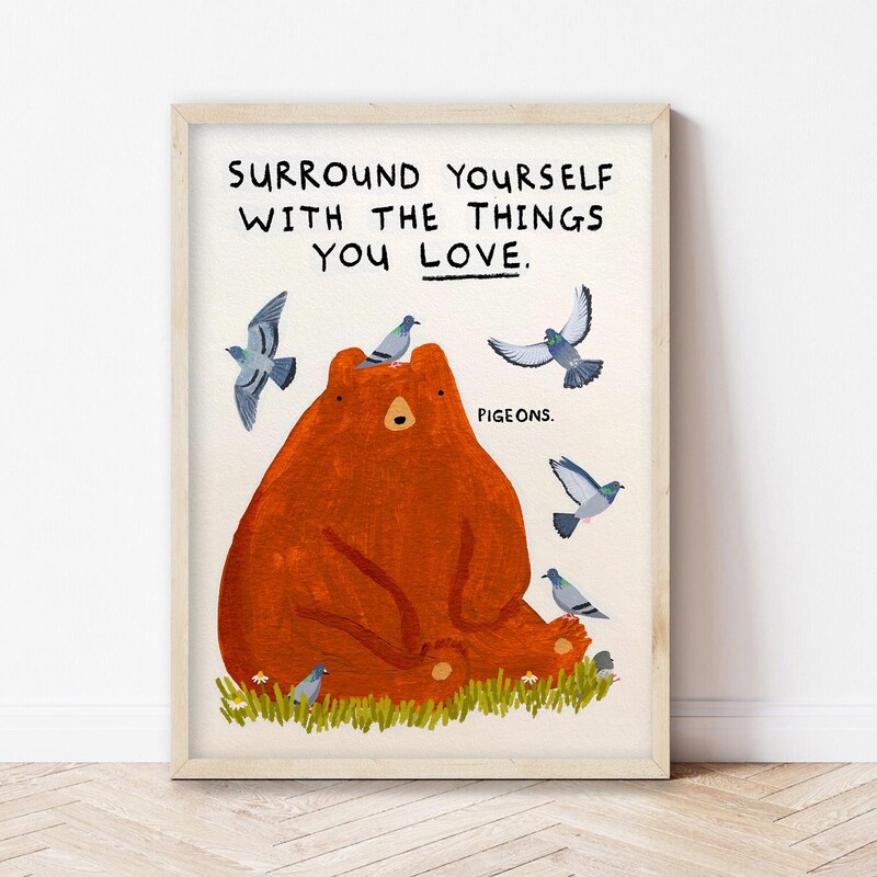 Pigeon Art - Etsy
