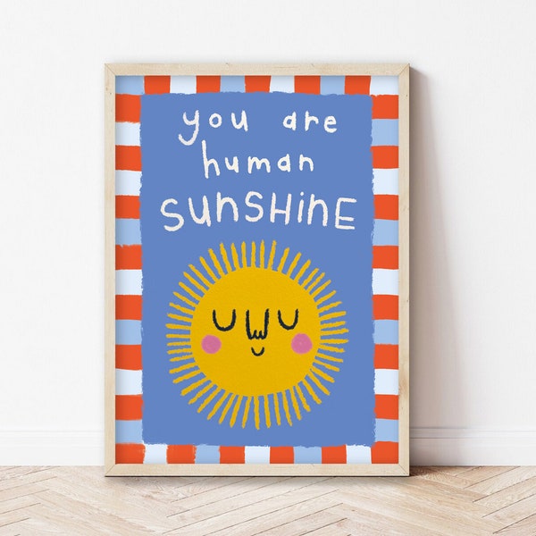Human Sunshine Print - Etsy