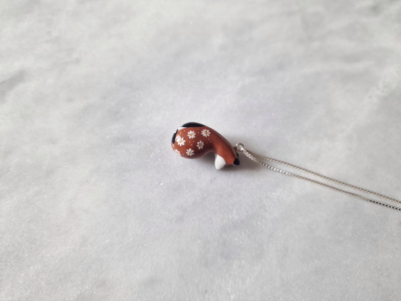 Red Fox Necklace Fox Pendant - Etsy