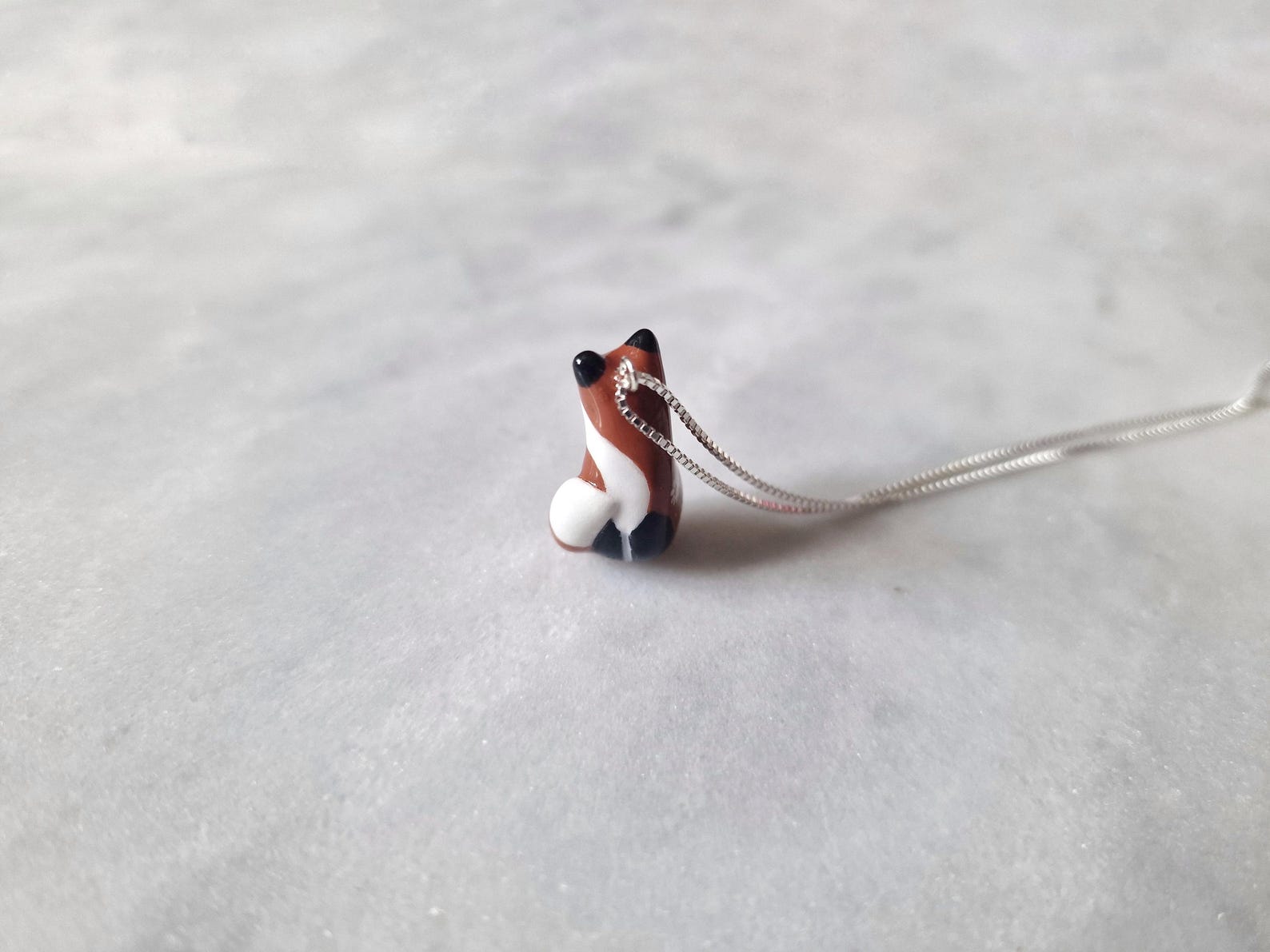 Red Fox Necklace Fox Pendant - Etsy