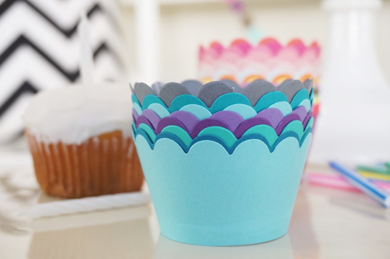 CUSTOM Cupcake Wrappers Set of 24 | Etsy