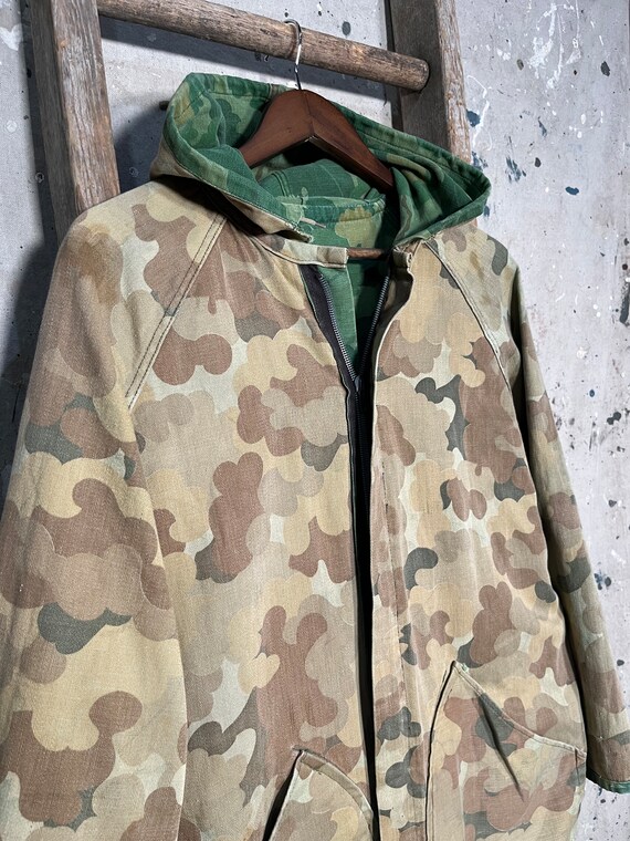 1960s Kamo Leaf Camouflage Jacket Reversible - Gem