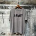 US Army 80s Phys-ed T-shirt XL - Etsy