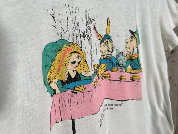 Punk Alice 1980s Stanley Desantis T-Shirt - Gem