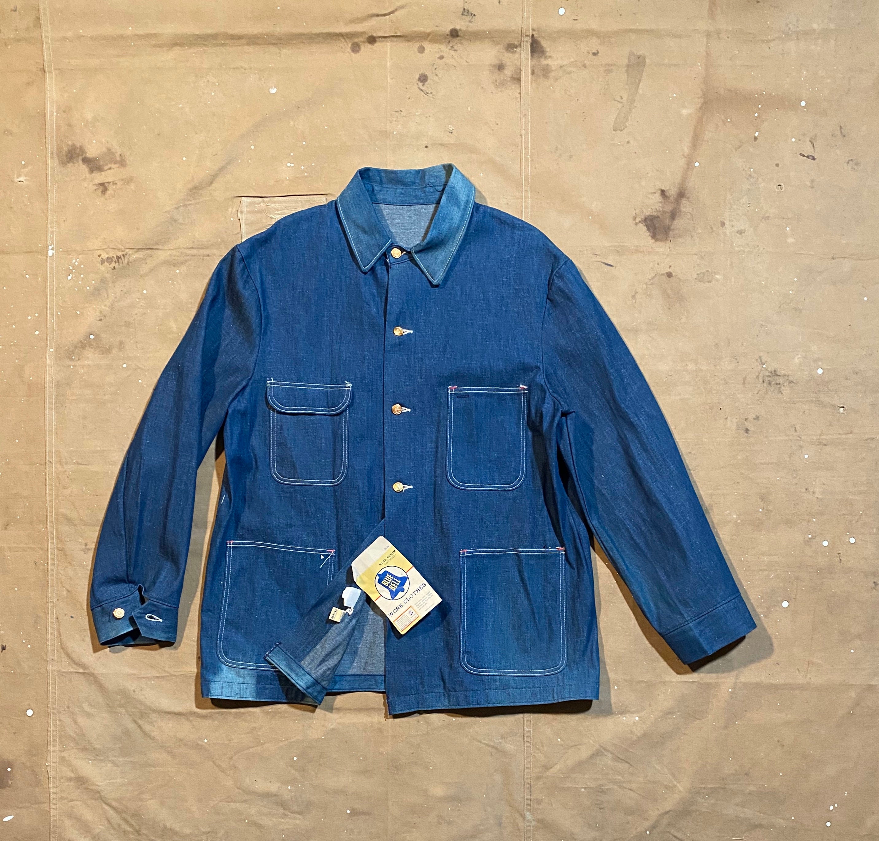 NOS ‘60s Chore Coat Blue Bell Deadstock