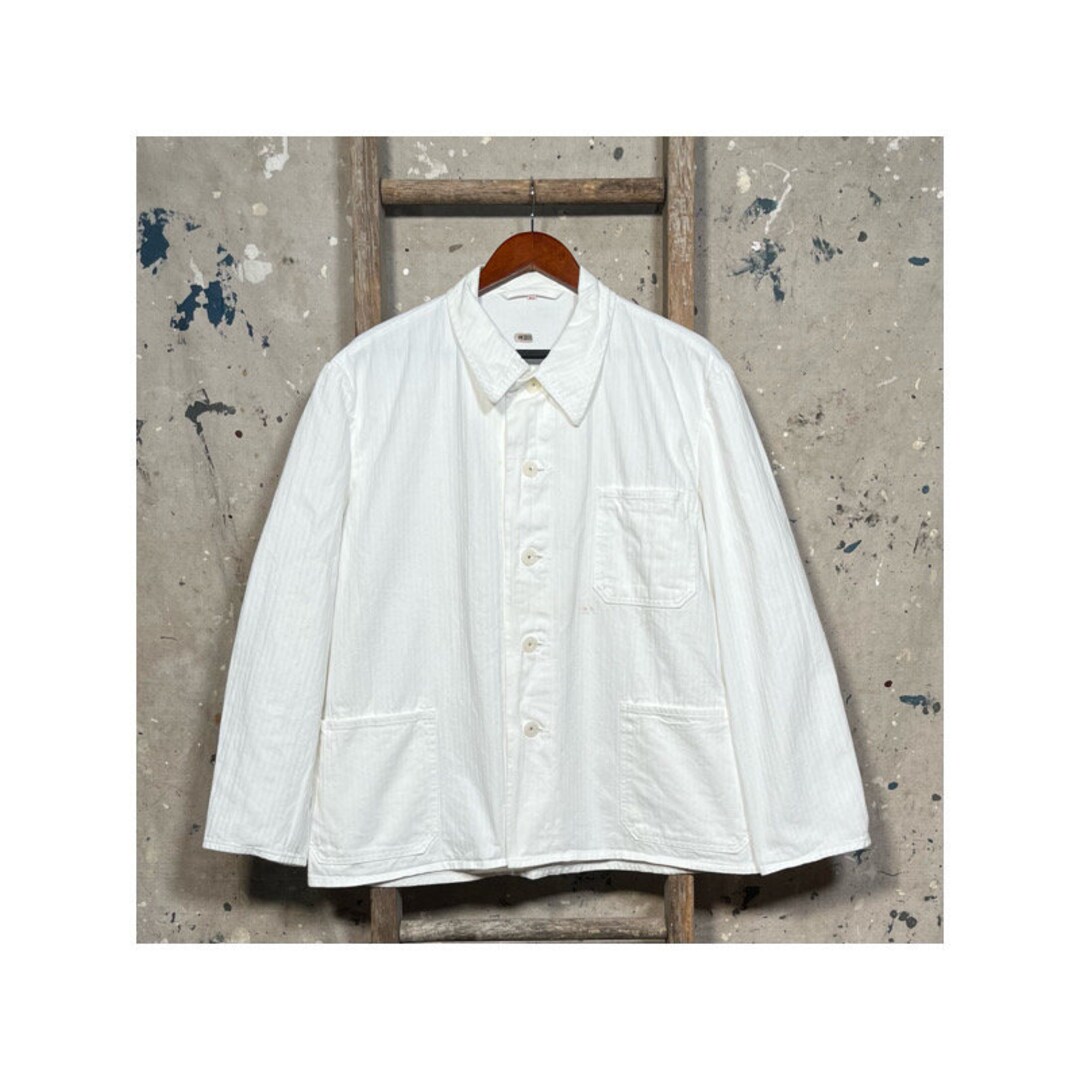 1960s White HBT Chore Coat - Etsy