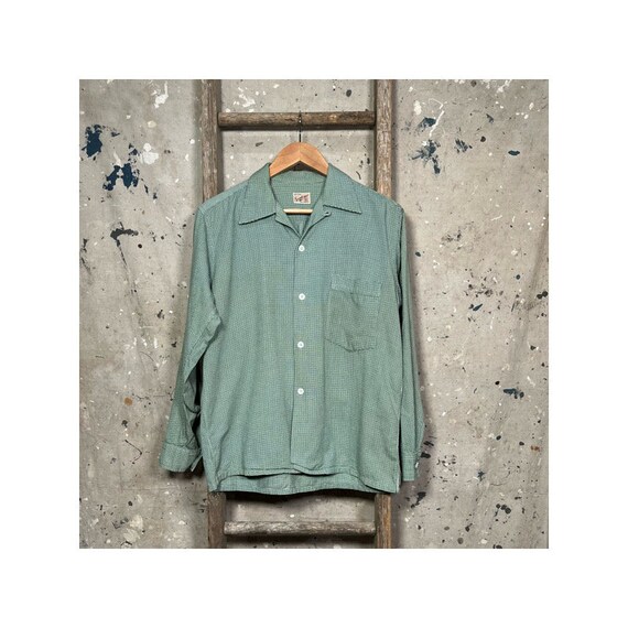 Town and Country 1940s Loop Collar Shirt - Gem