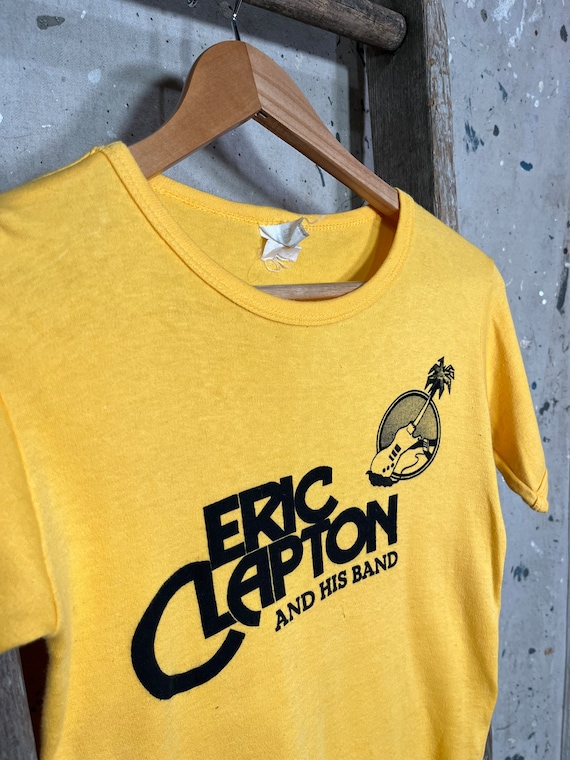 1970s Eric Clapton & His Band European Tour T-shirt - Gem