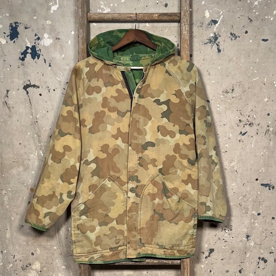 1960s Kamo Leaf Camouflage Jacket Reversible - Gem