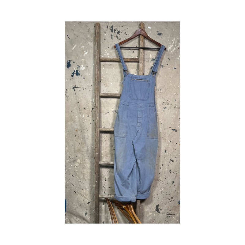 Low Back French Workwear Overalls