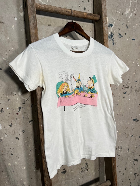 Punk Alice 1980s Stanley Desantis T-Shirt - Gem