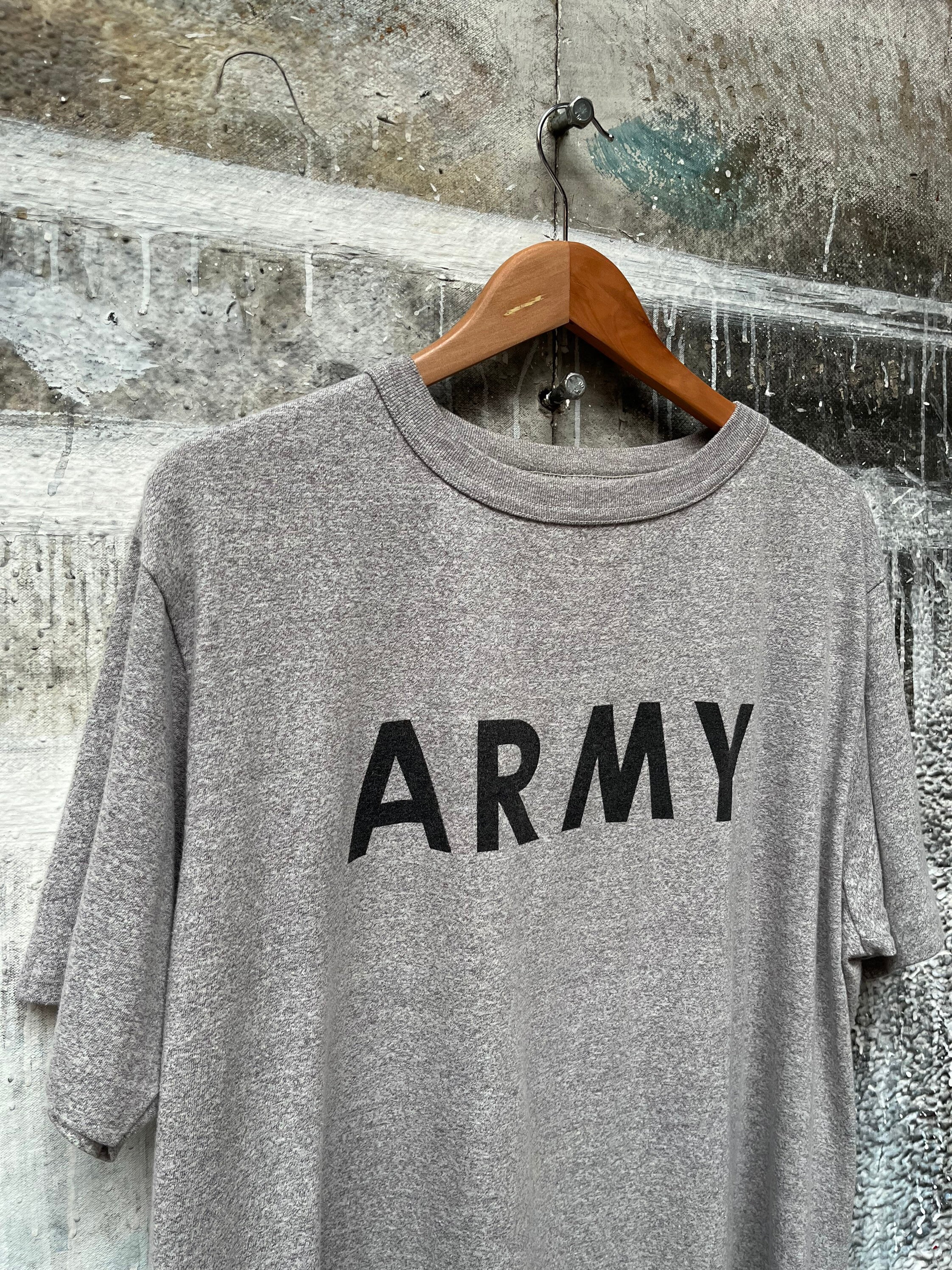 US Army 80s Phys-ed T-shirt XL - Etsy