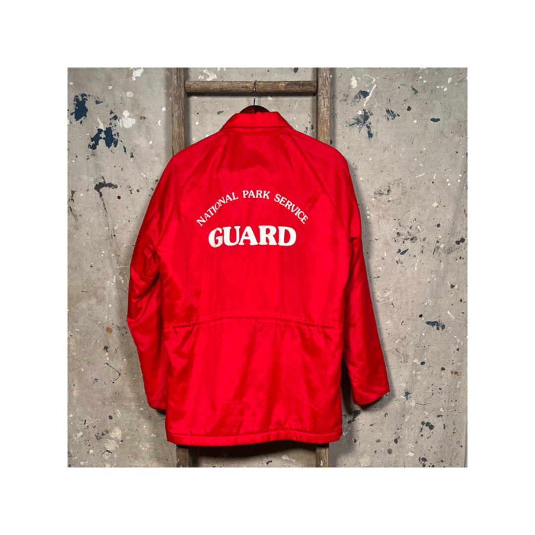 National Park Service '70s Lined Coaches Jacket Lifeguard - Etsy