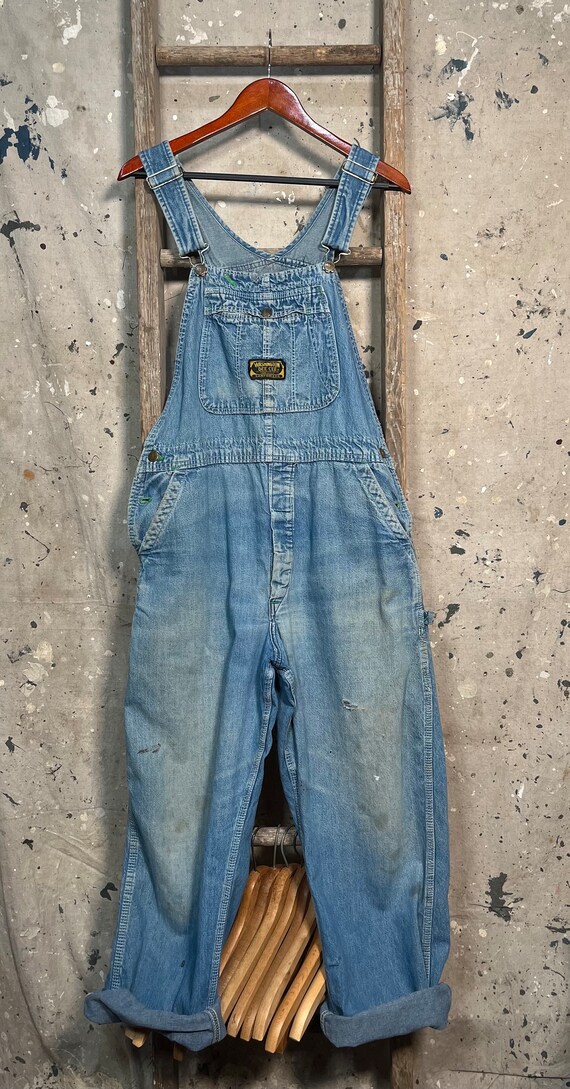 Washington Dee Cee ‘70s Overalls Faded - Gem