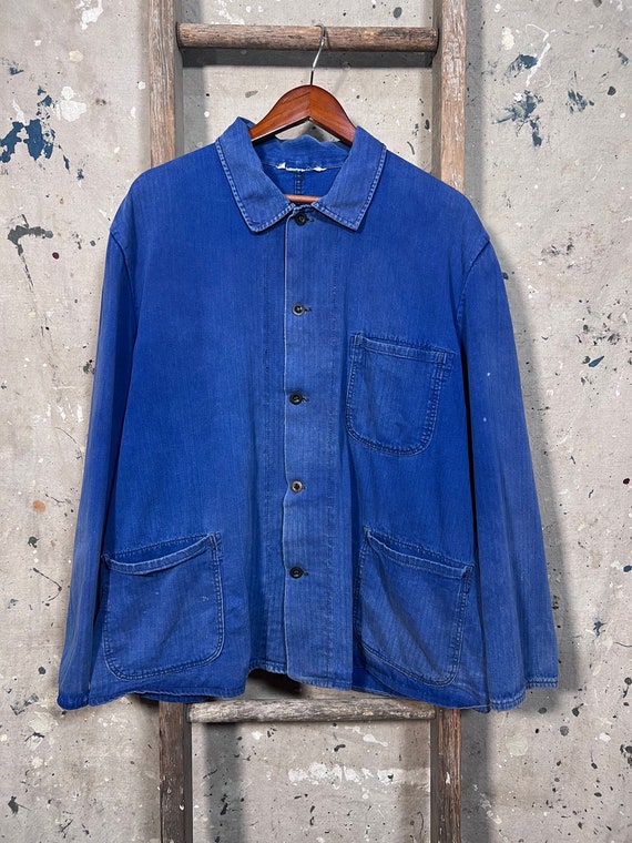 1960s Euro Blue Chore Coat - Gem