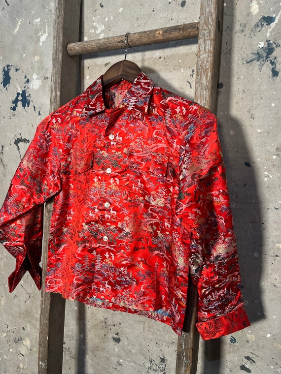 1950s Japanese Brocade Jacket - Gem