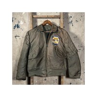 Vintage Flight Leather Jacket 80s - Etsy