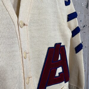 1950s Military School Letterman Cardigan Wool Sweater - Etsy