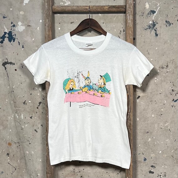 Punk Alice 1980s Stanley Desantis T-Shirt - Gem