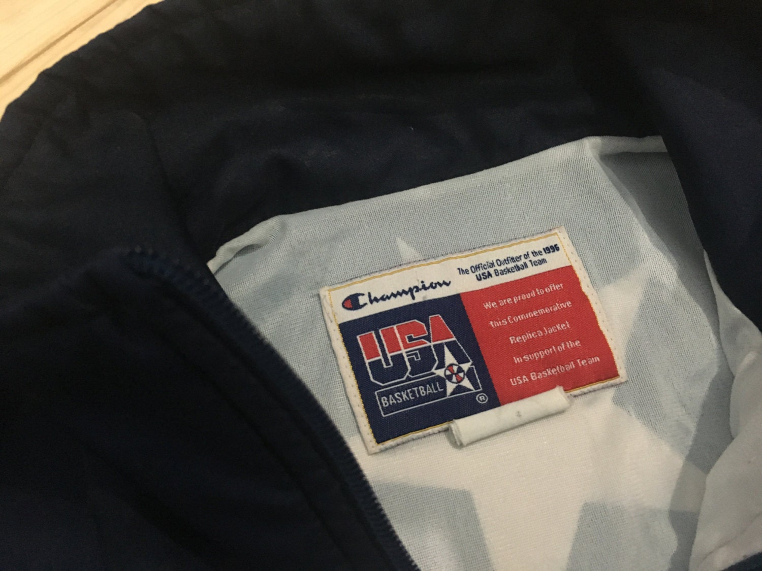 Champion USA basketball windbreaker jacket 1996 Dream Team