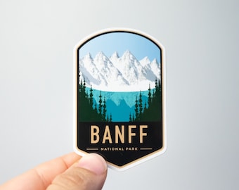 Banff National Park - Canada Series - Vinyl Sticker - Etsy