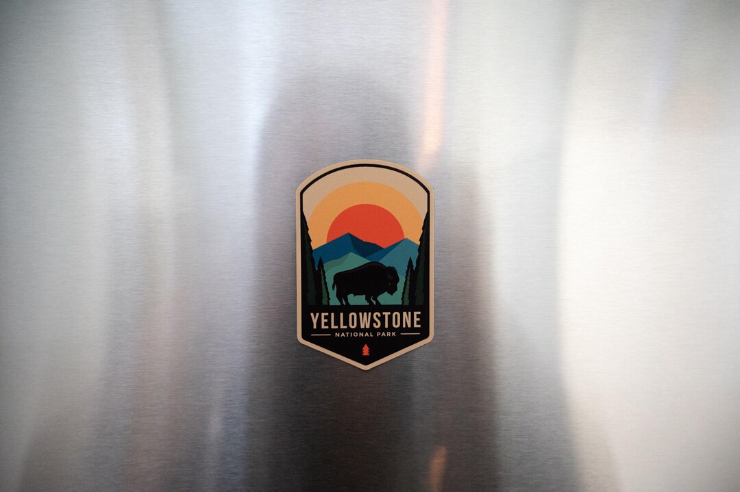 Yellowstone National Park Magnet | Strong Magnet for Your Refrigerator ...