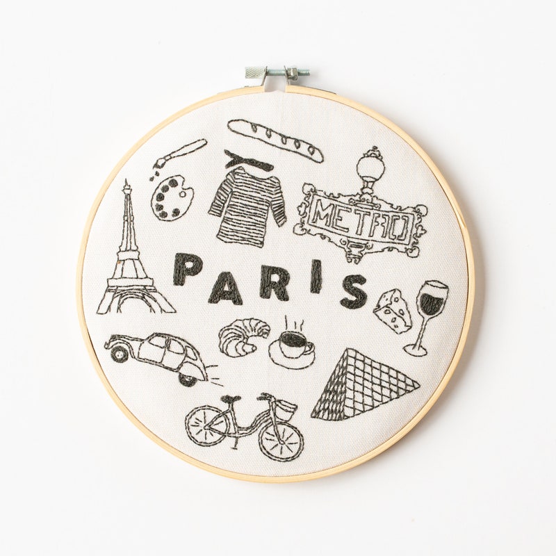 Paris Embroidery - Etsy