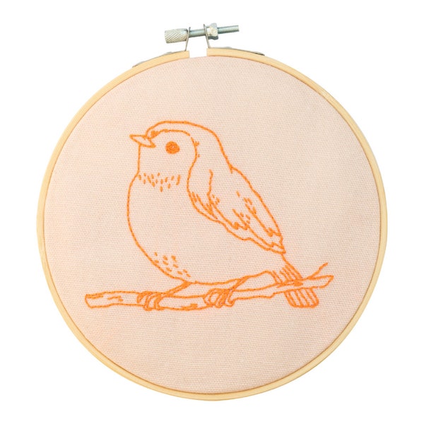 Robin Embroidery - Etsy UK