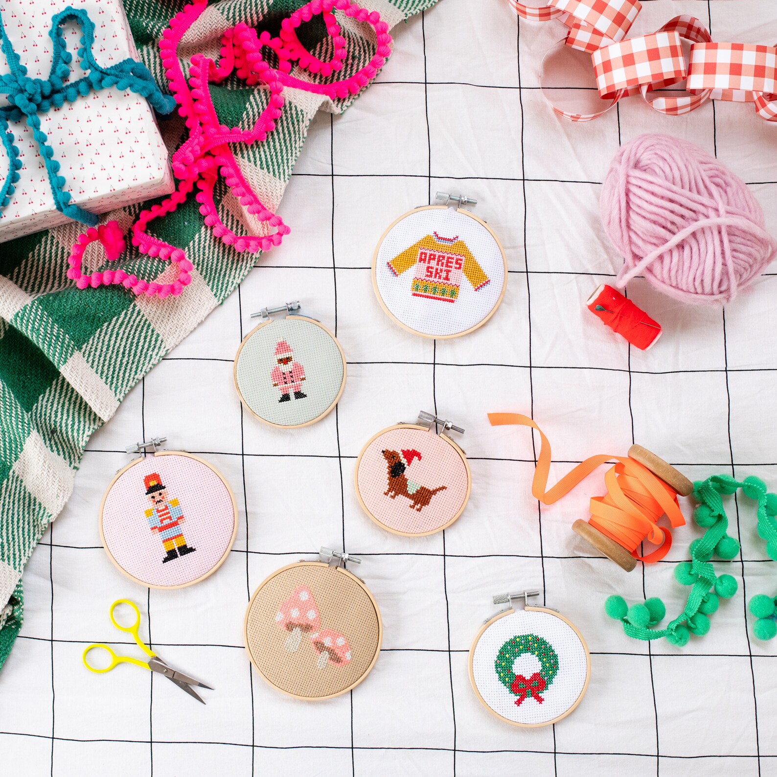 Apres Ski Christmas Jumper Cross Stitch Kit - Etsy