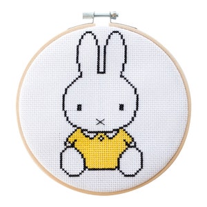 Miffy Yellow Cross Stitch Kit - Etsy