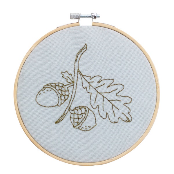 Acorn Embroidery - Etsy