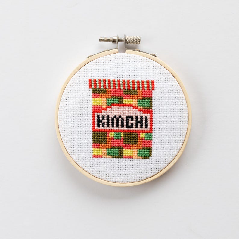 Kimchi Cross Stitch PDF Pattern - Etsy