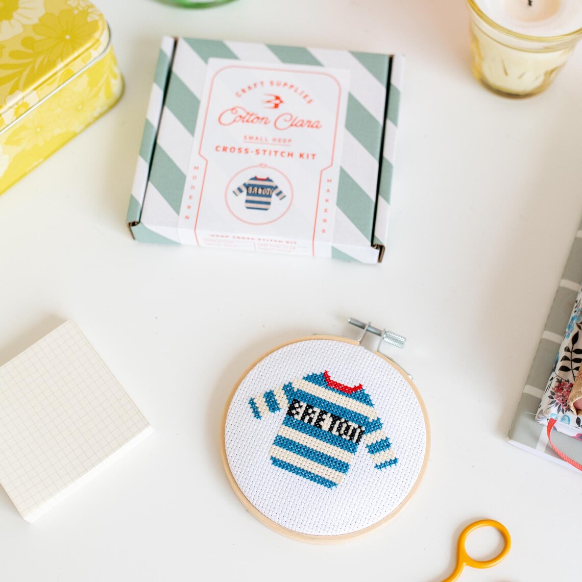 Breton Cross Stitch Kit - Etsy