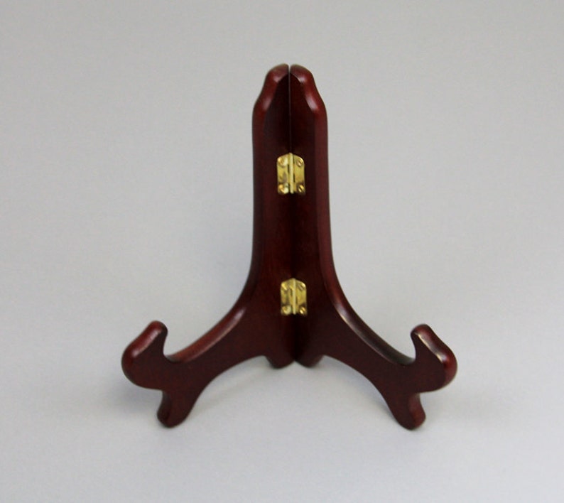 Wood 7 Inch Plate Stand Rosewood Color for Table Top Picture - Etsy