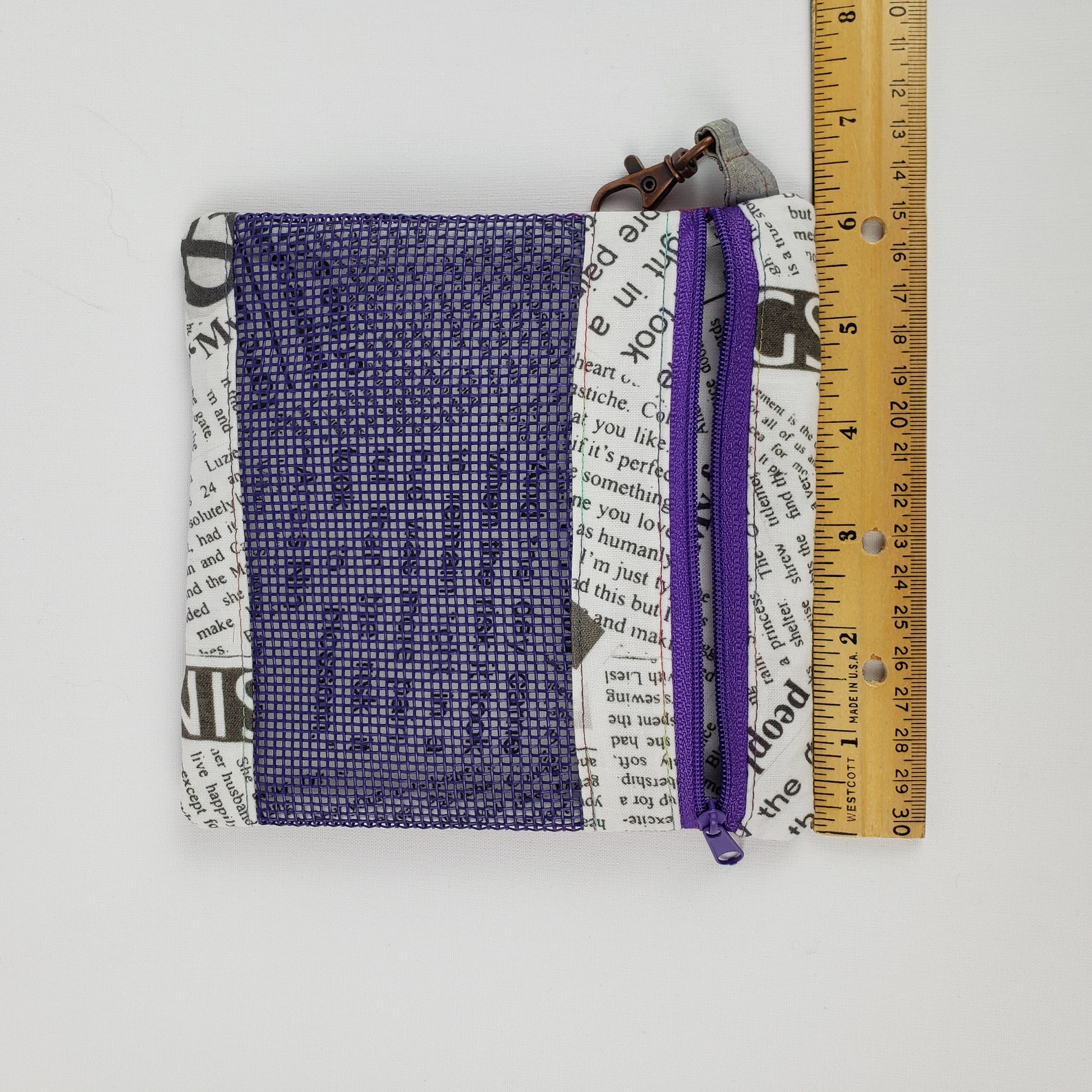 Small Vinyl Mesh Project Bag - Etsy