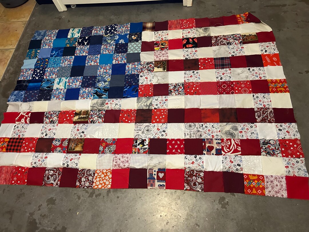 Queen King Size American Flag Quilt R2D2 Starwars Star Wars - Etsy