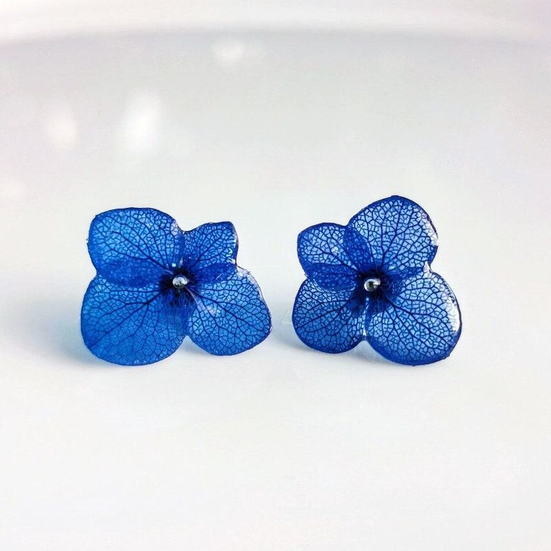 Hydrangea Earrings - Etsy