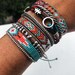 4 Pcs Friendship Bracelet Stack Mixed Braided / Beaded - Etsy