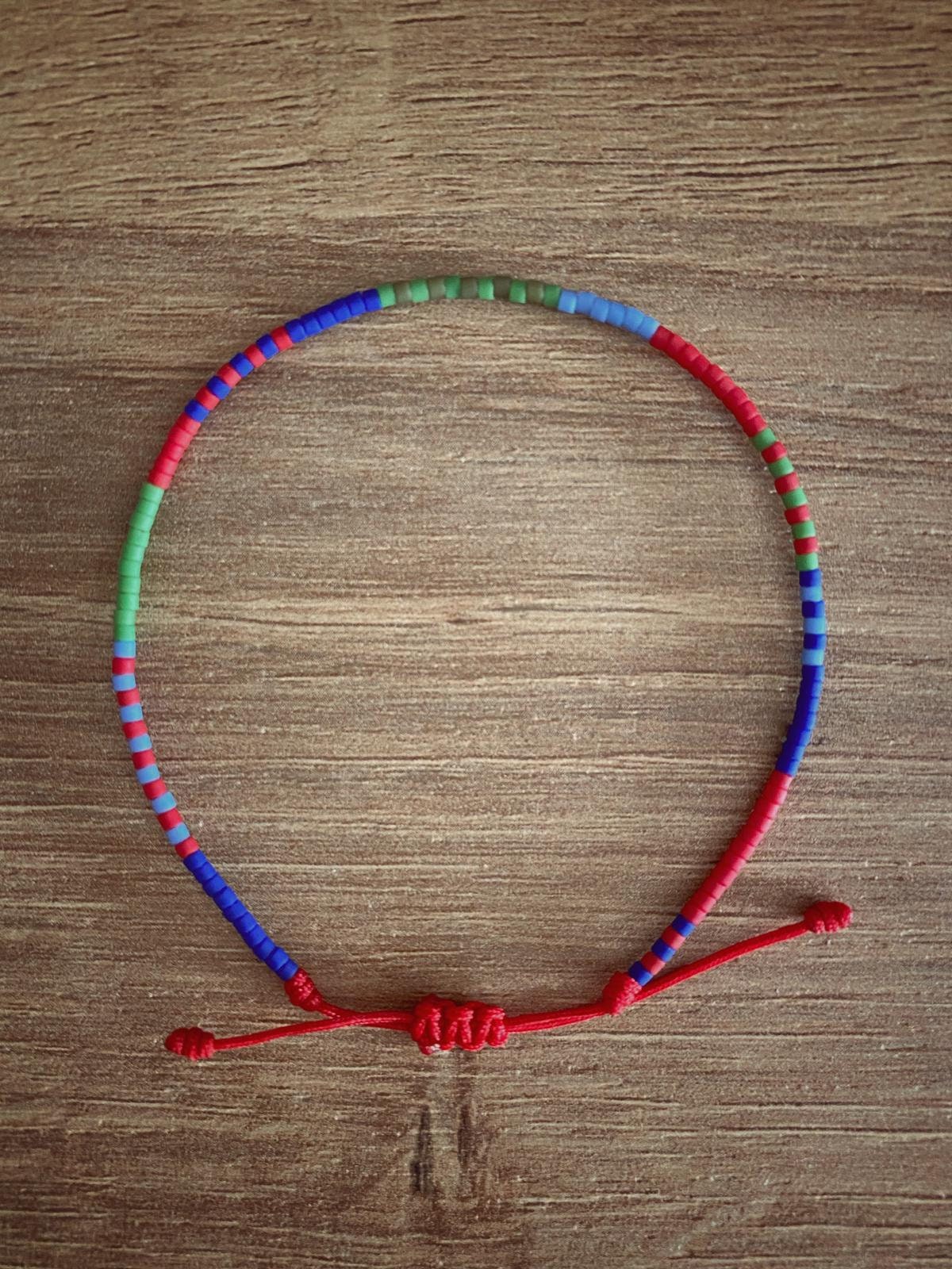 Handmade Friendship Beaded Bracelet Adjustable Slim Bracelet - Etsy