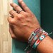 4 Pcs Friendship Bracelet Stack Mixed Braided / Beaded - Etsy