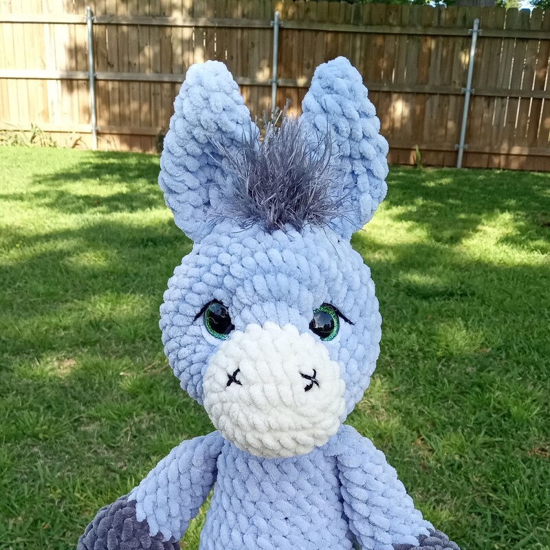 Stuffed Donkey - Etsy