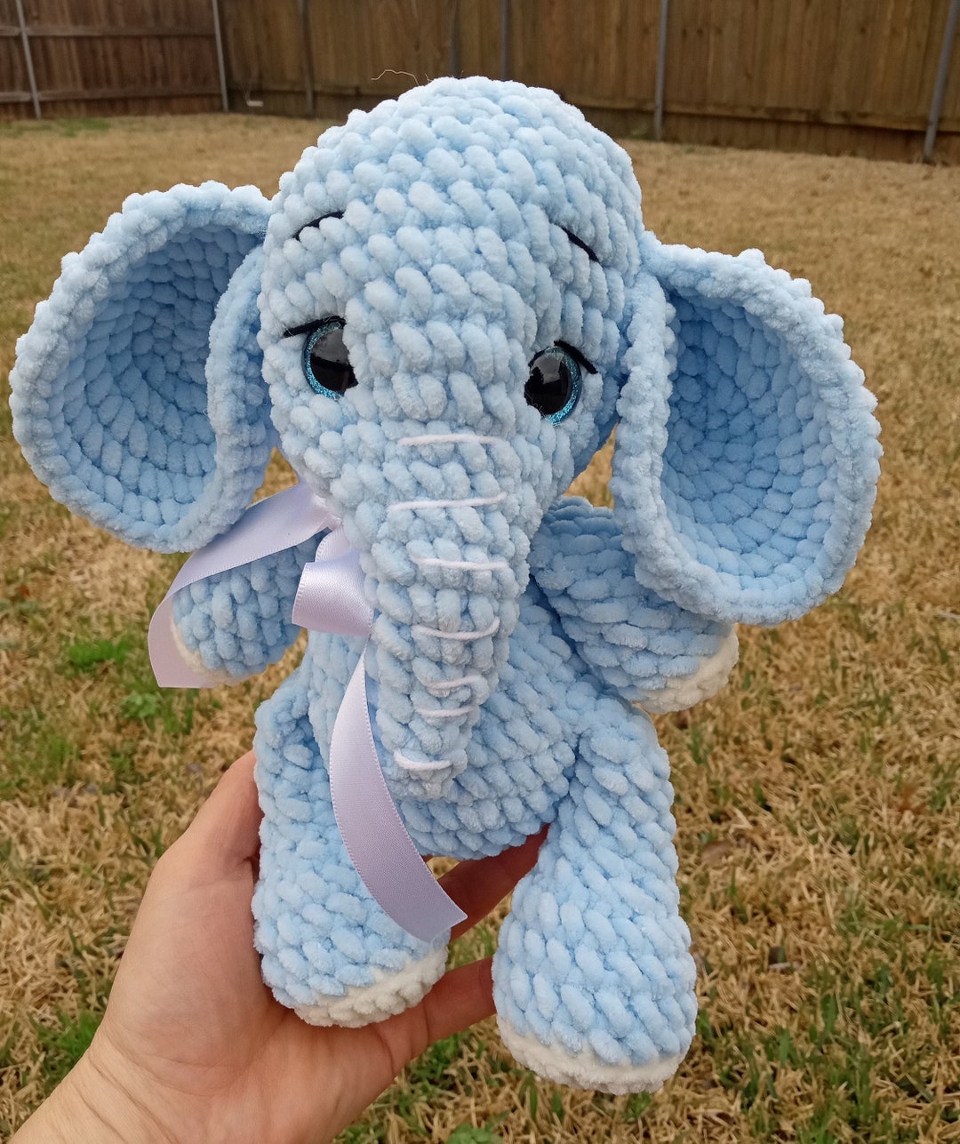 Crocheted Elephant, Plush Elephant - Etsy
