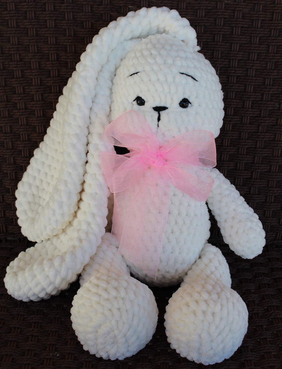 Crocheted Bunny, Crocheted Rabbit, Plush Bunny - Etsy