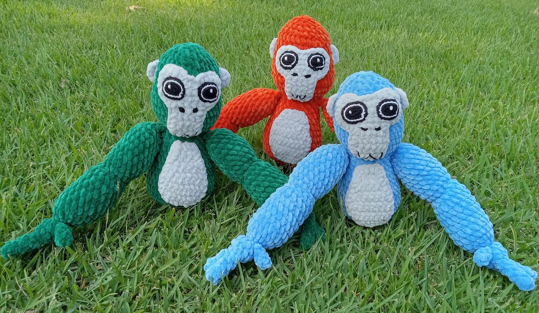 Crocheted Gorilla Tag Pattern - Etsy