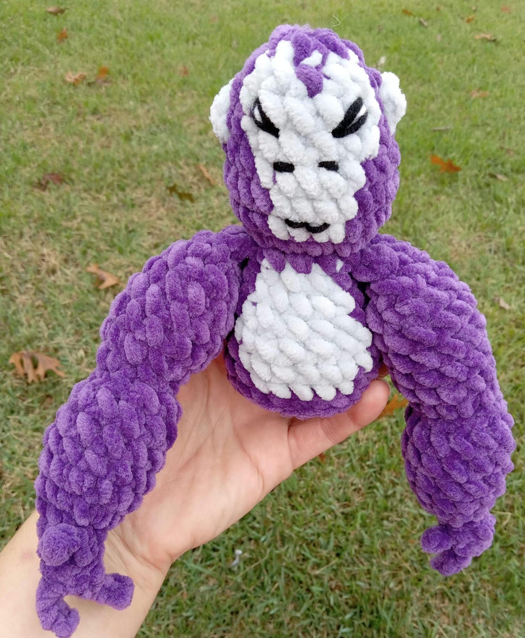 Crocheted Gorilla Tag Small - Etsy