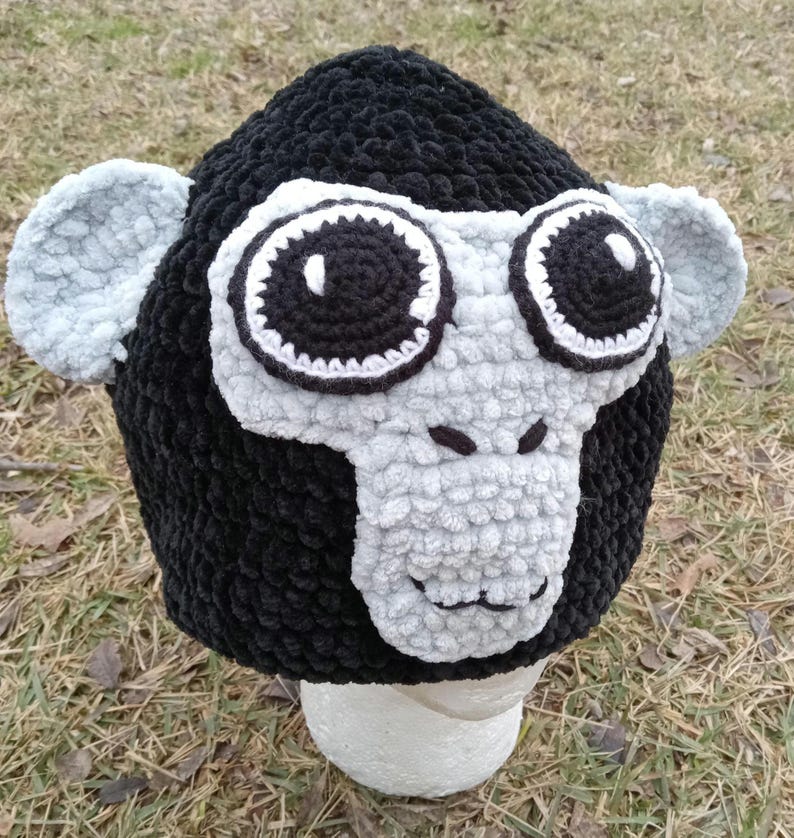 Crocheted Hat, Gorilla Tag Hat - Etsy