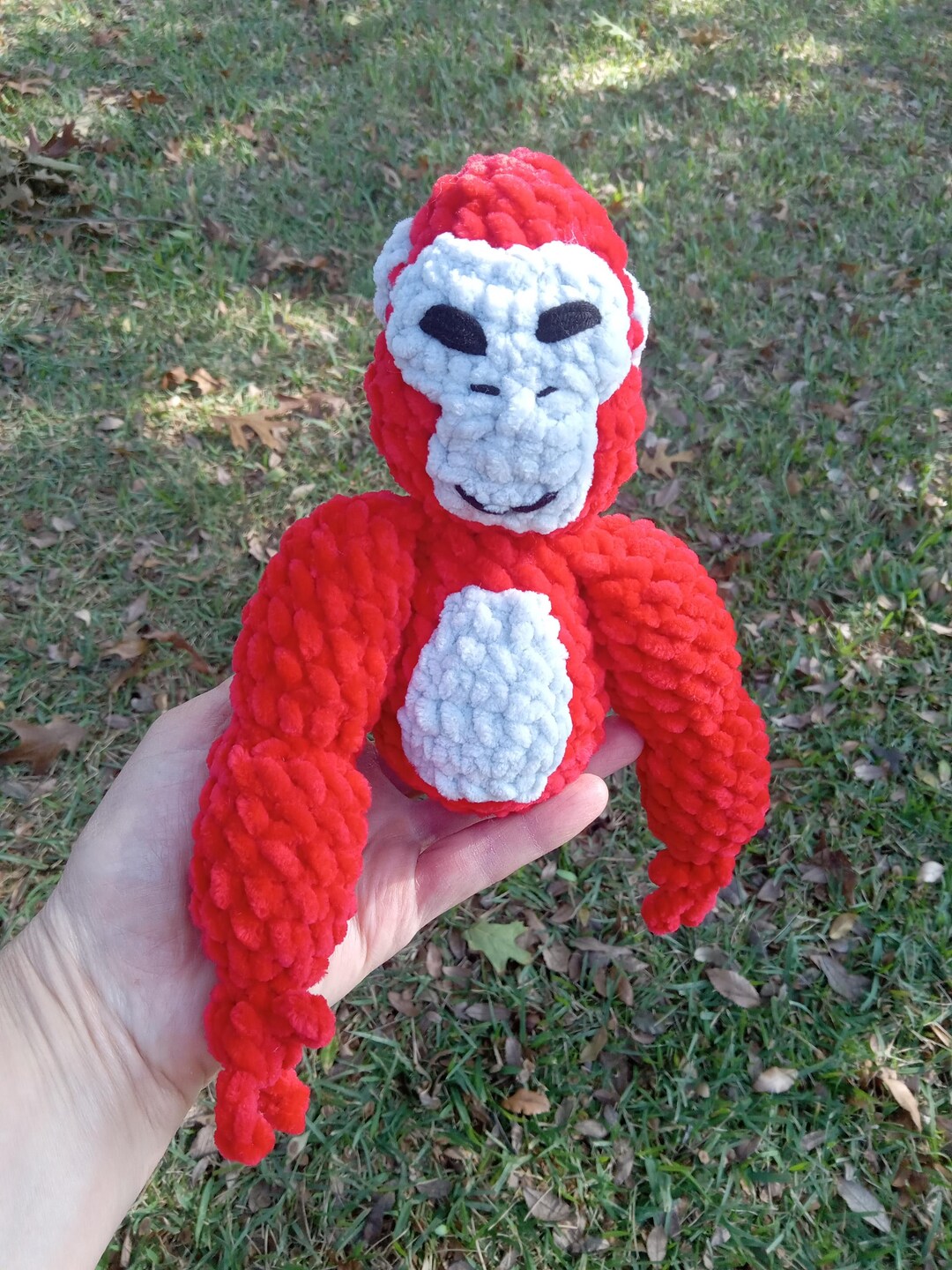 Crocheted Gorilla Tag Small - Etsy